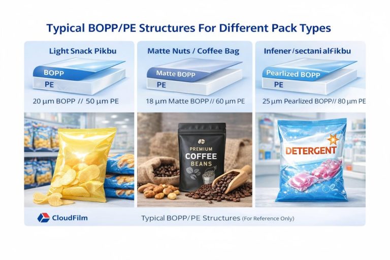 BOPP/PE Laminated Film Guide: Structure & Uses | CloudFilm
