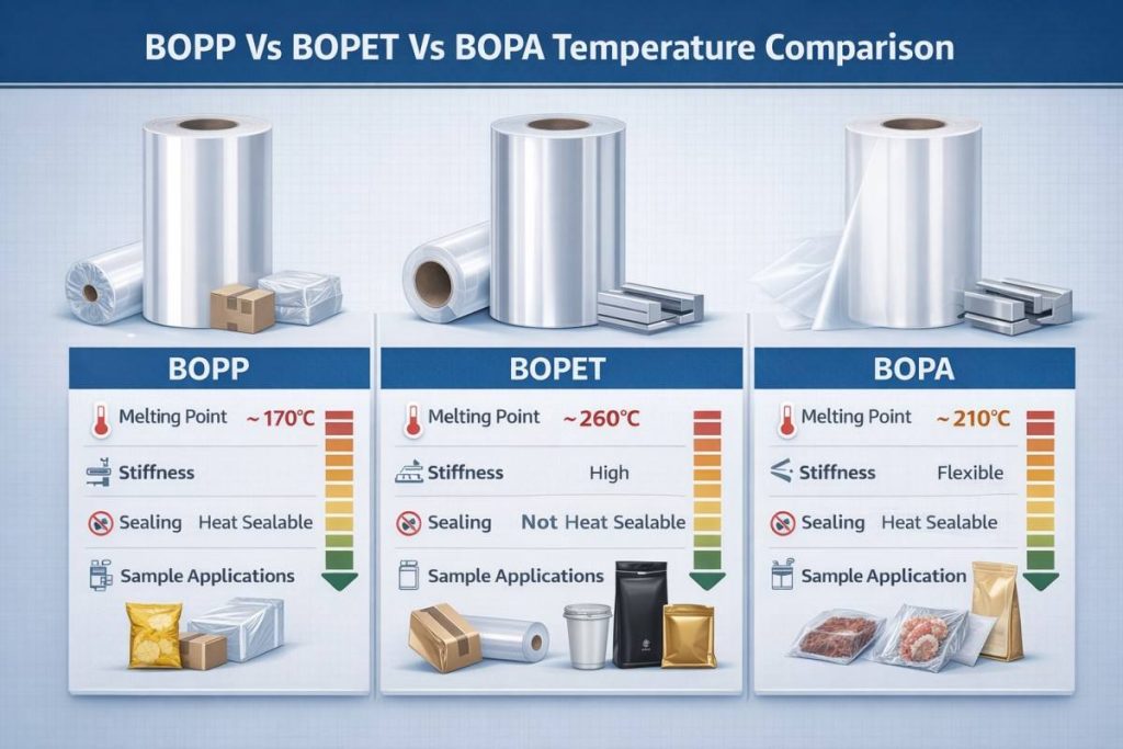 BOPP Melting Point: Range, Sealing, And Packaging Use