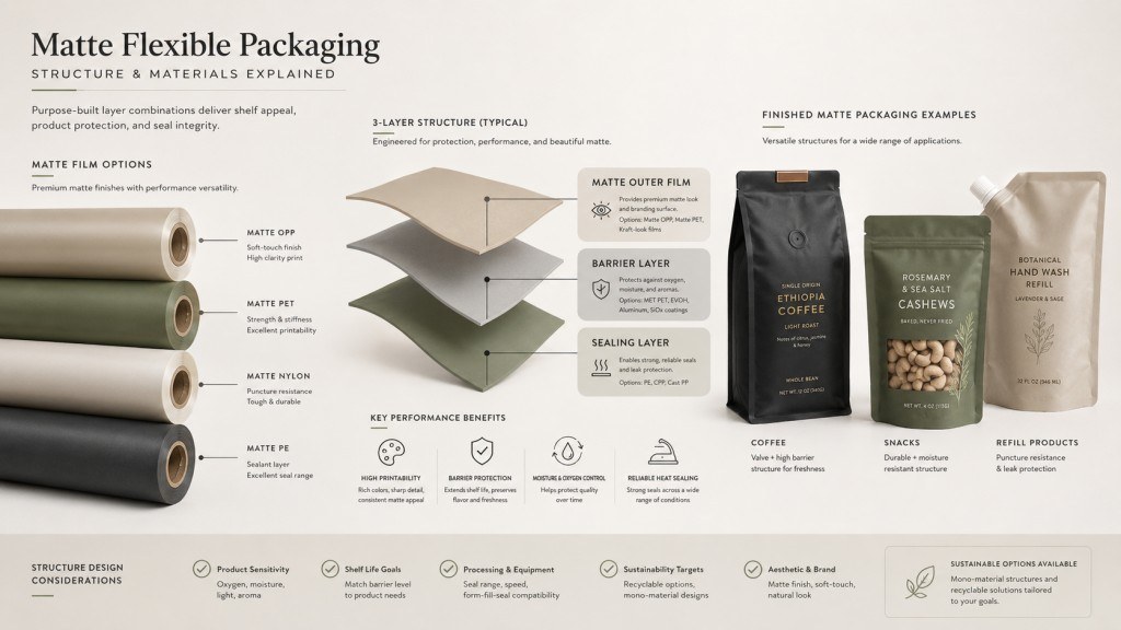 Matte Plastic Packaging: Materials, Uses & Buying Guide - CloudFilm